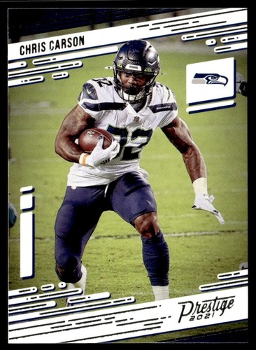 2021 Panini Prestige Chris Carson Seattle Seahawks #198 | eBay