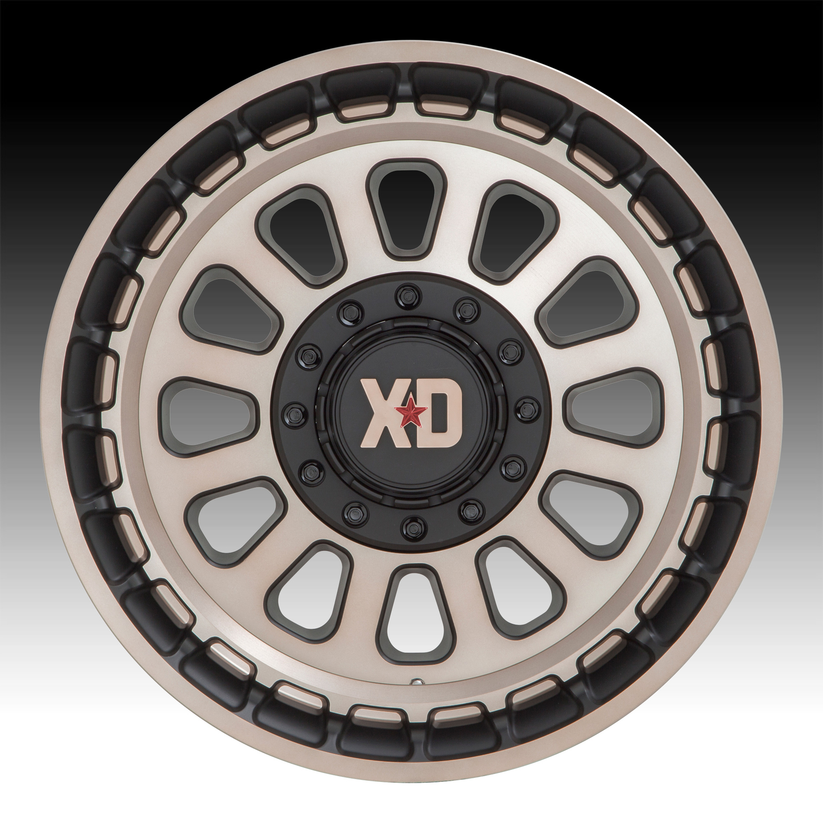 XD Series Xd856 Omega Wheels 17x9 (18 6x135 106.1) Black Rims Set of 4 ...
