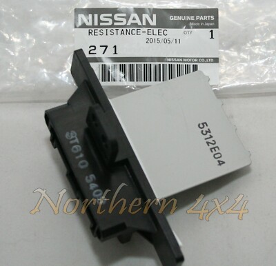 GENUINE NISSAN ALTIMA MAXIMA INFINITI G20 BLOWER MOTOR RESISTOR OEM ...