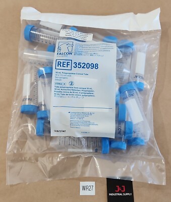 *NEW SEALED* [25] Corning Falcon 352098 50mL Polypropylene Conical ...