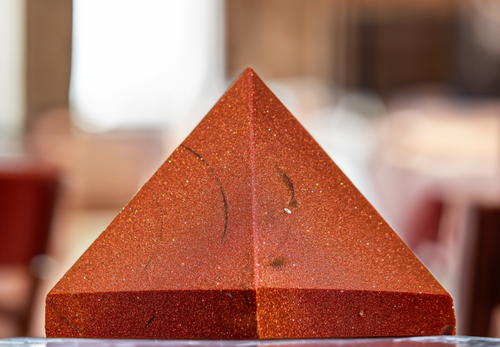 Large 110MM Red Goldstone Red Sandstone Crystal Healing Metaphysical ...