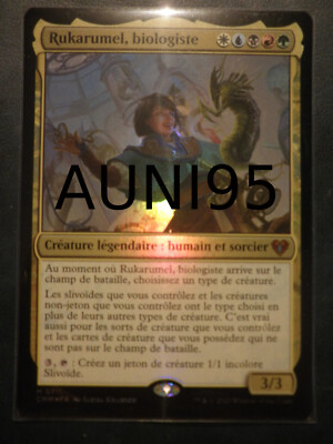 mtg magic Rukarumel, Biologist FOIL FRENCH VF FR biologiste commander ...