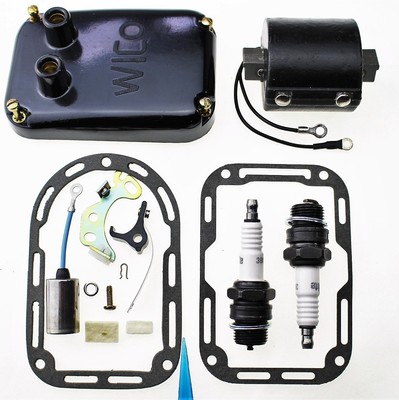WICO Magneto Kit Coil Cap (Cover) Points Condenser fit Wisconsin TJD ...
