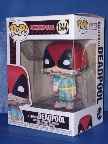 MARVEL SLEEPOVER DEADPOOL FUNKO POP VINYL FIGURE #1344 NEW IN STOCK | eBay