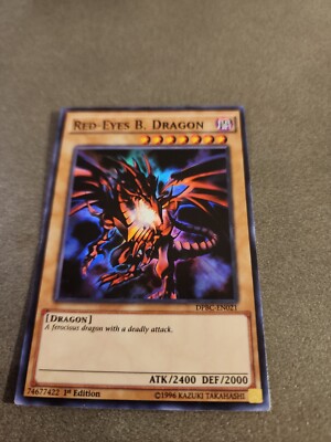 YUGIOH Red-Eyes B. Dragon - DPBC-EN021 - Super Rare - 1st Edition - y13 ...