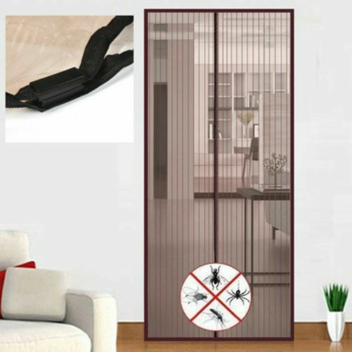 Magnetic Door Fly Screen Magic Protection Curtain Mesh Bug Insect ...