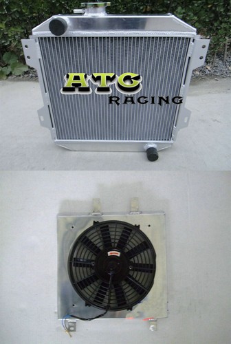 Radiator+Shroud For Ford Capri MK1 MK2 MK3 Kent 1.3L 1.6L/2.0 Essex ...