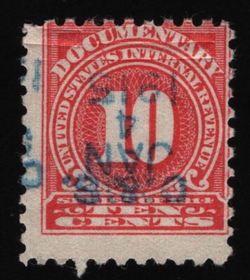 #R201 10c Documentary, Used-Cut Cancel [24] **ANY 5=FREE SHIPPING** | eBay
