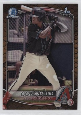 2025 Bowman Chrome Prospects Reptilian Refractor Jansel Luis (Pearl on ...