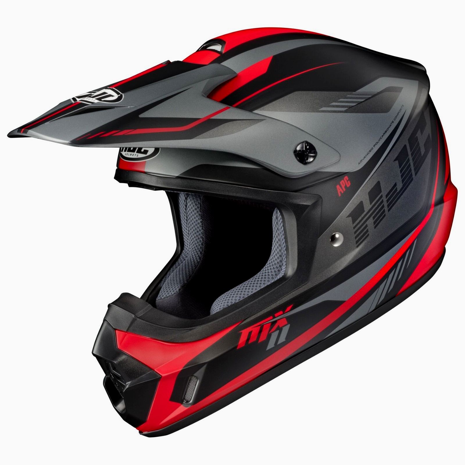 HJC CS-MX2 Drift Motocross Helmet Red XL Extra Large ATV Dirt CSMX CS ...