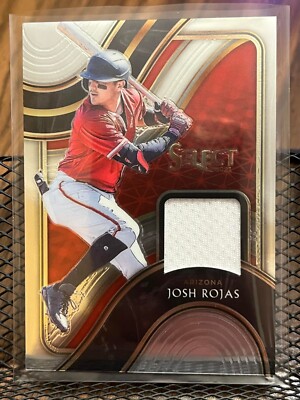 JOSH ROJAS 2021 SELECT PRIZM DIAMONDBACKS WORN JERSEY PATCH RELIC ...