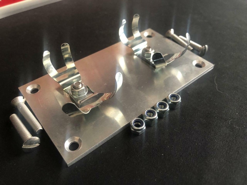 RALLY STOPWATCH CLIPS PERIOD HISTORIC CAR DASHBOARD DOUBLE TIMER ...