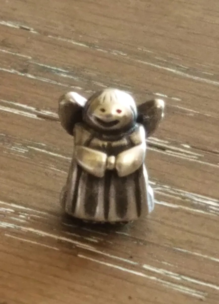 Authentic Pandora Sterling Silver Angel of Hope Charm #790337 CHRISTMAS ...
