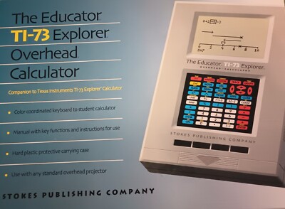 Texas Instruments The Educator TI-73 Explorer Overhead Calculator A++ ...