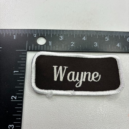 USED Retro Name WAYNE Patch (Uniform Mechanic Worker) 31D2 | eBay