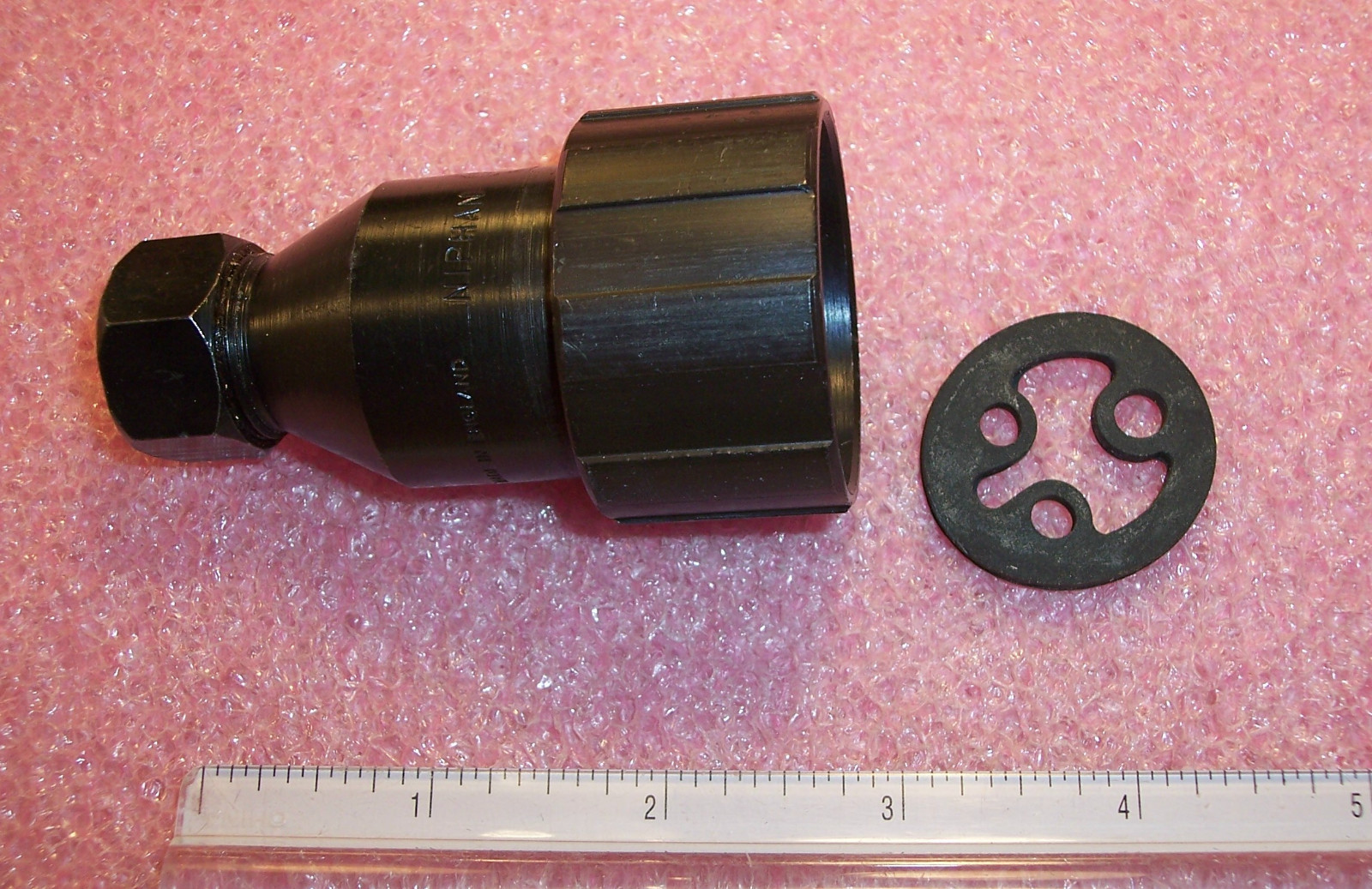 QTY (1) 6 POSITION (5 PIN + EARTH) GUARD RING PLUG N527/6/INS NIPHAN ...