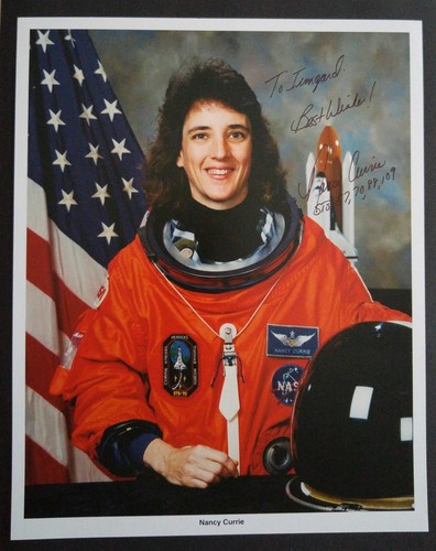 NASA ASTRONAUT Nancy J. Currie Original Signed Portrait Litho Space ...