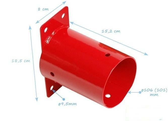 SWING CORNER METAL BRACKET SQUARE/ROUND FOR WOODEN CLIMBING FRAME ...