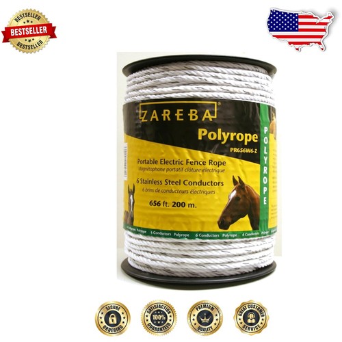 Effortless Install 200-Meter Electric Fence Polyrope - Robust & Rust ...