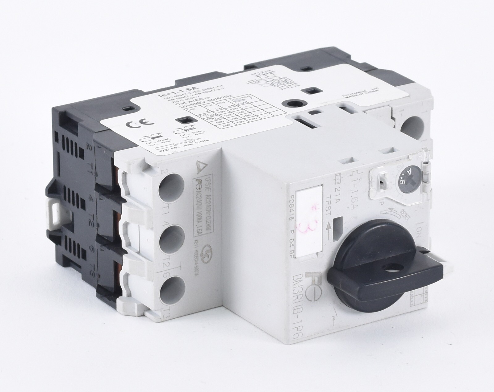 Fuji Electric BM3RHB-1P6 Manual Motor Starter Block I1 | eBay