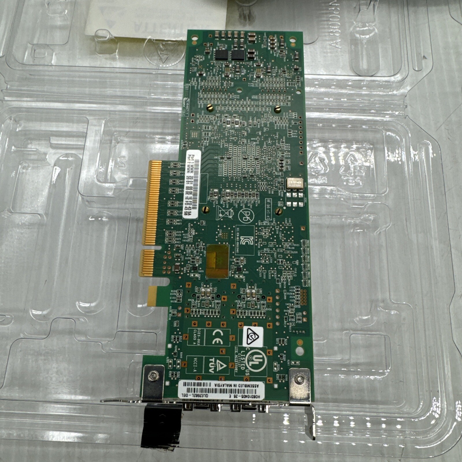 LOT OF 2 HP QLogic QLE2672 16Gb SFP+ Dual Port HBA adapter (High ...