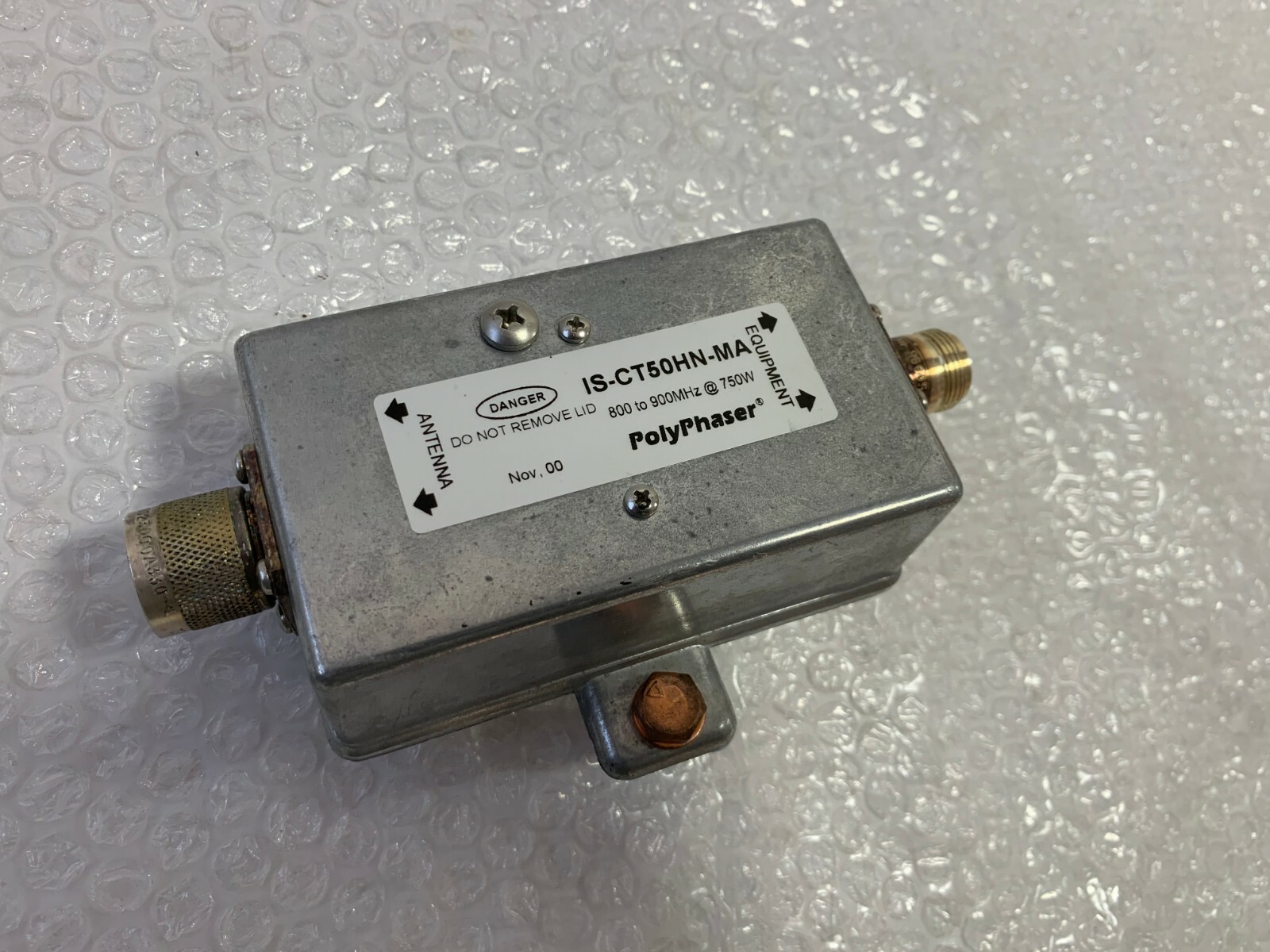 POLYPHASER IS-CT50HN-MA IMPULSE SURGE SUPPRESSOR POLY PHASER | eBay