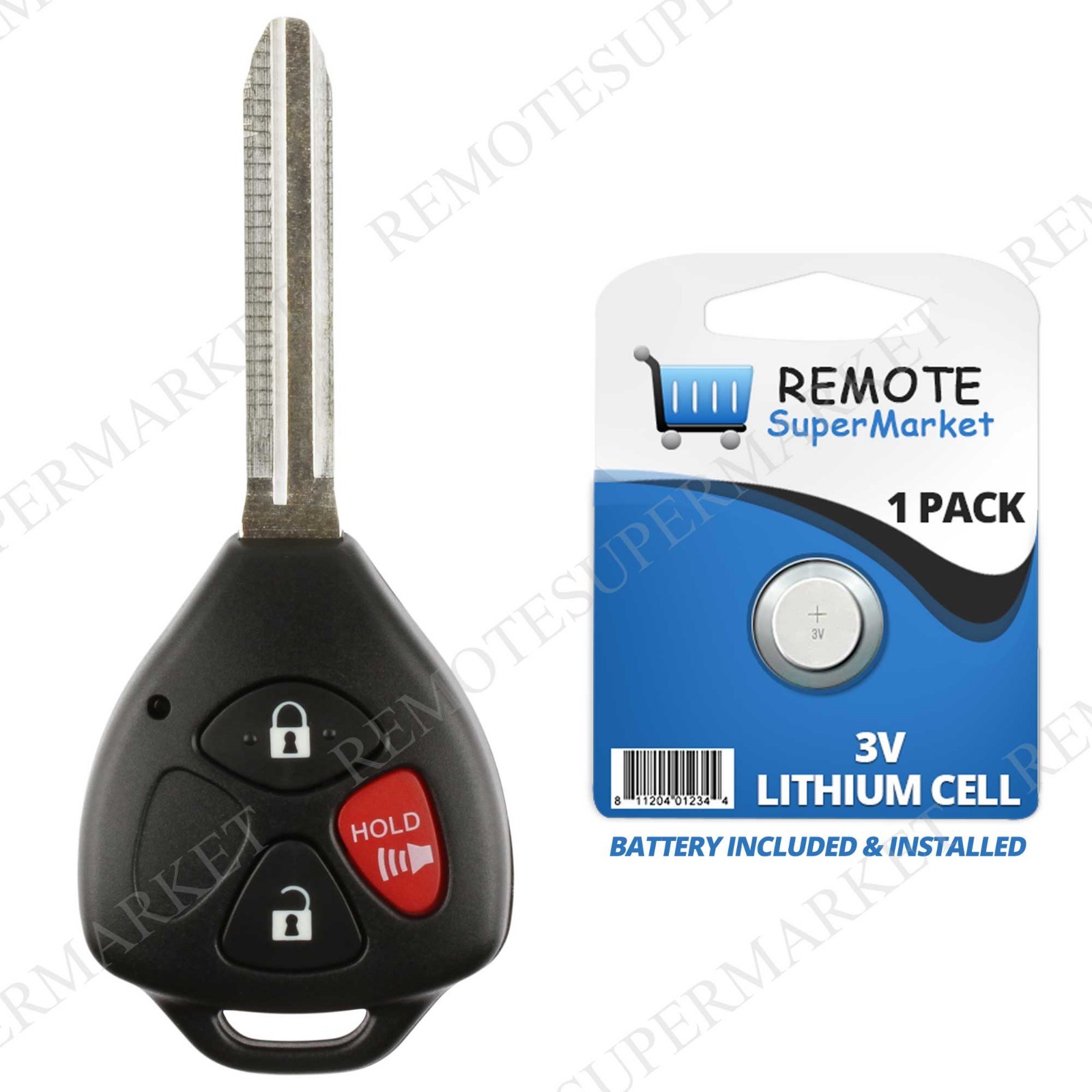 Replacement for 2009 2010 Pontiac Vibe Remote Car Keyless Entry Key Fob ...