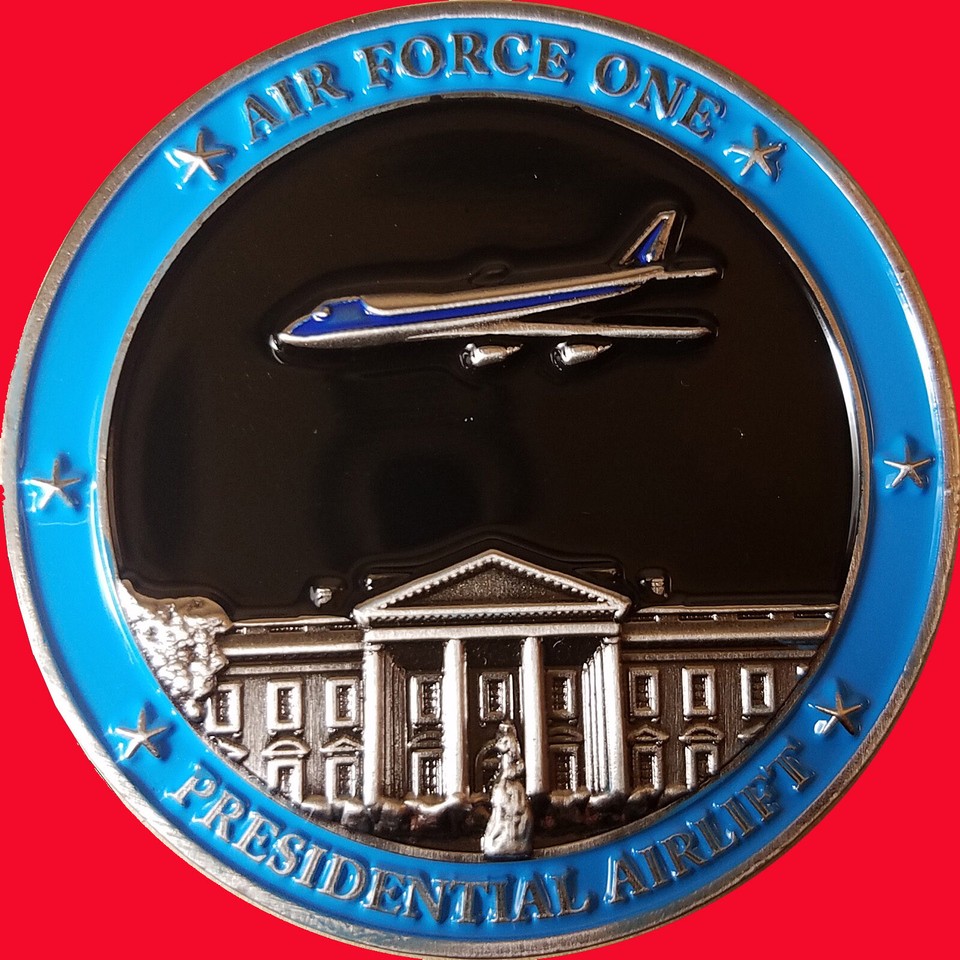 2" Air Force One Presidential Airlift Donald Trump challenge coin ...