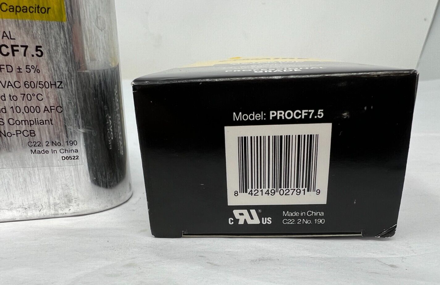 Perfect Aire PROCF7.5 ProAire 7.5 MFD 370V Oval Pro Grade Motor Run Capacitor | eBay