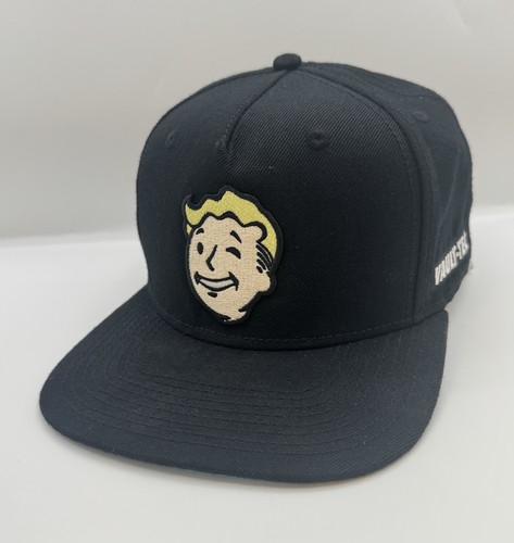 Fallout Vault Boy 2016 Hat Black Cap Vault-Tec Snapback Flat Bill | eBay