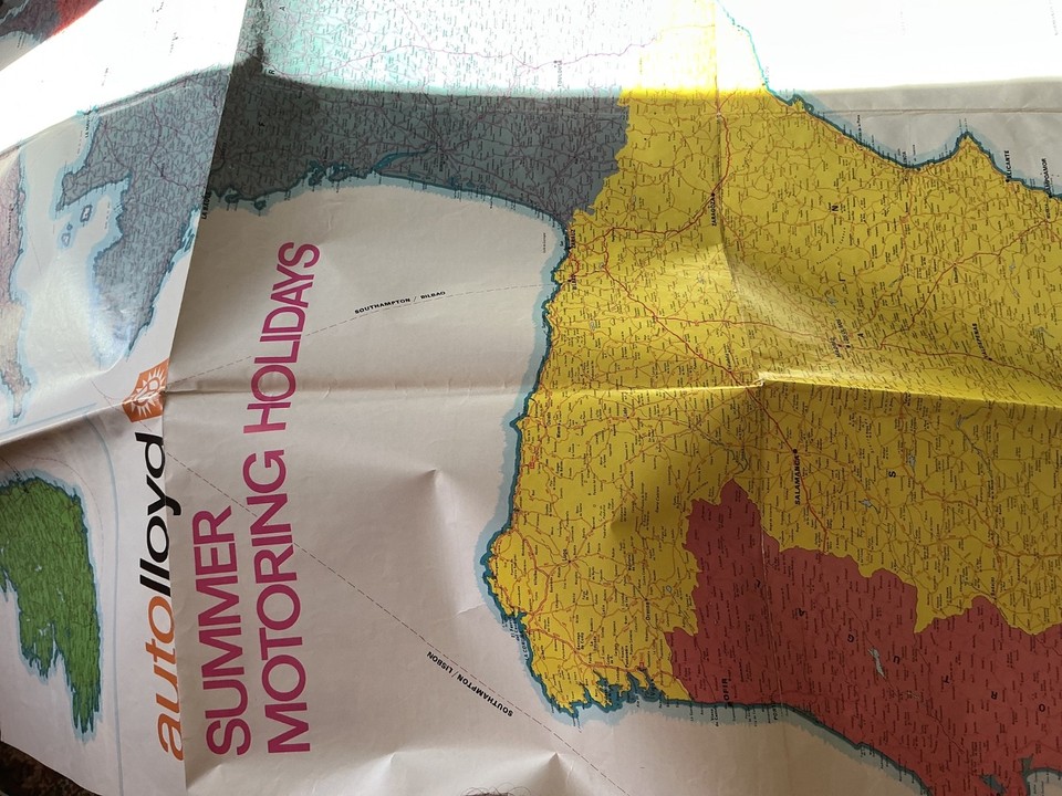 1971 Auto Lloyd Summer Motoring Holidays Brochure Vintage with Large EU ...