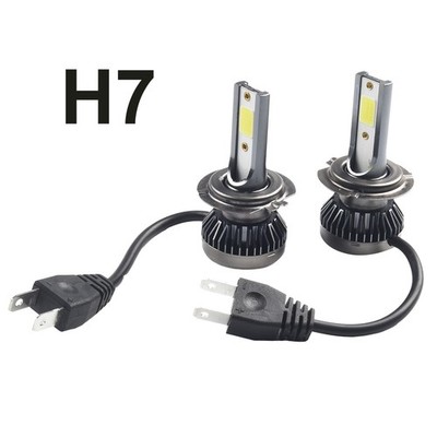 2x H7 LED Headlight 200W 20000LM Hi/Low Kit Bulbs Beam 6000K Canbus ...