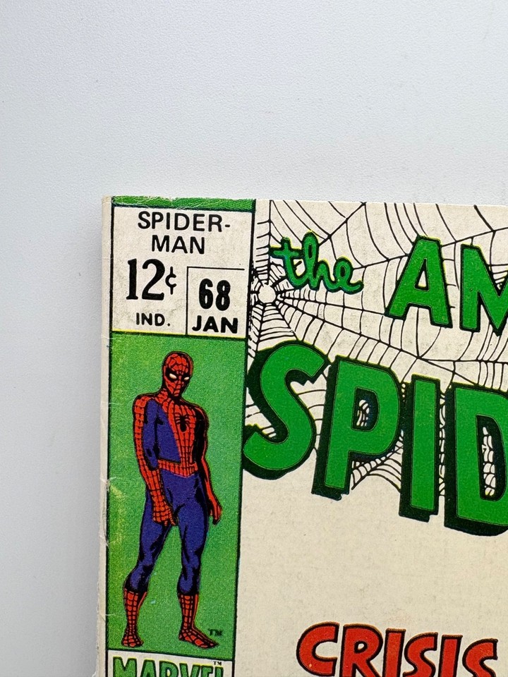 Marvel Comic The Amazing Spider-Man #68 Dec. 1969 Crisis on Campus | eBay