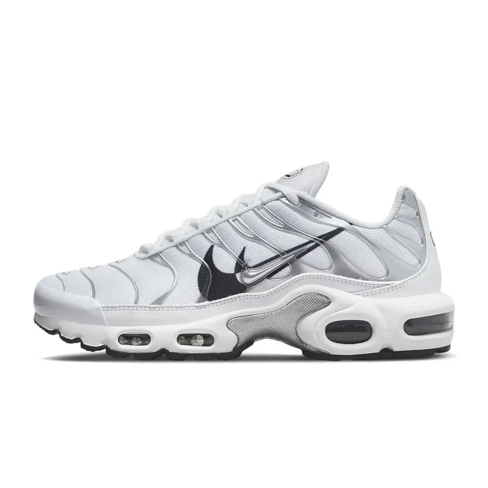 Nike Air Max Plus TN White/Black-Metallic Silver size 6 US W | eBay