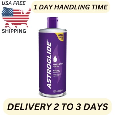 Astroglide Liquid, Water Based Personal Lubricant, Condom Compatible Lube, 12oz | eBay