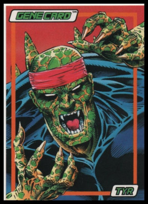 1993 Marvel UK Gene Card #6 - Tyr | eBay