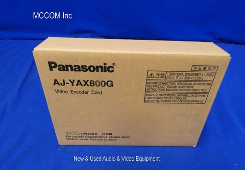 Panasonic AJ-YAX800G Video Encoder Card New | eBay