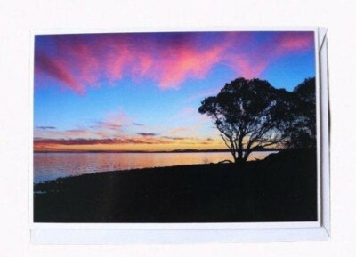 Lake King Sunset Cards, Note Cards, Handmade Cards, Blank Greeting ...