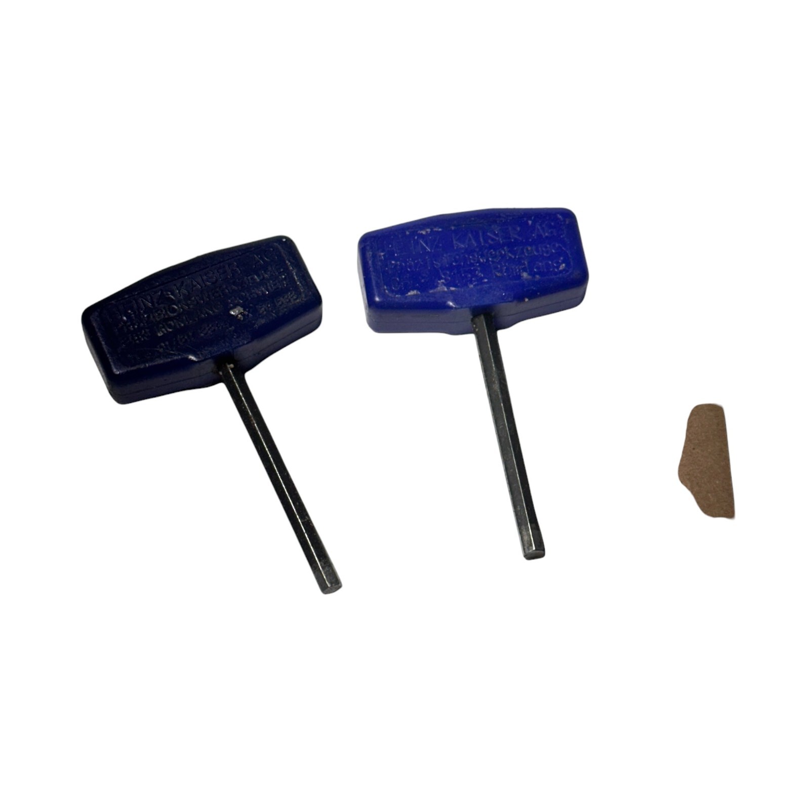 Lot of 2 Heinz Kaiser 4mm DIN 911 T-Handle Hex Key Made in Germany | eBay