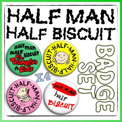 HALF MAN HALF BISCUIT - Nigel Blackwell Dickie Davies John Peel Badge ...