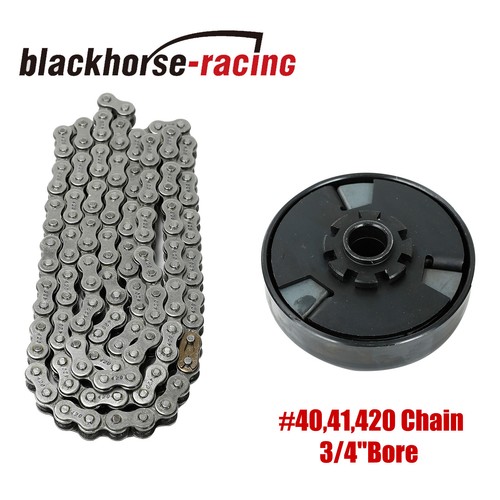 5 Feet Chain & 3/4''Bore 10T #40/41 420 Go Kart Mini Bike Centrifugal ...