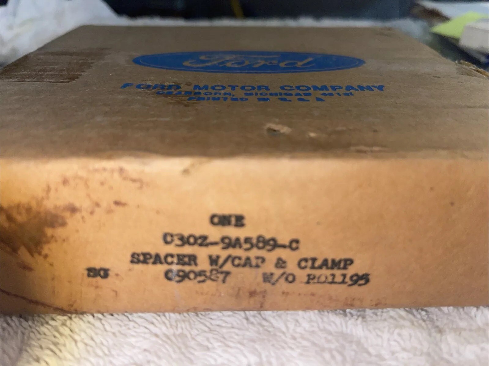 NOS 63-69 Ford Mercury 289 302 351 4BBL Carburetor Intake Spacer #C3OZ ...