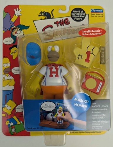 MASCOT HOMER SIMPSON - Simpsons Playmates WOS SERIES 6 Action Figure ...