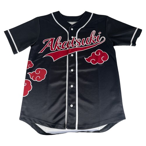 Naruto Akatsuki Baseball Jersey Size Medium | eBay