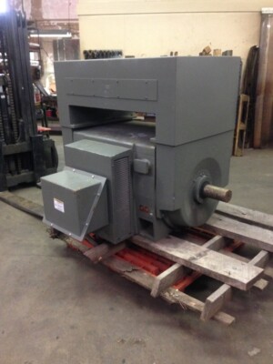 250 HP General Electric Motor, 1200 RPM, 509LL Frame, WPII, 460 V, New ...