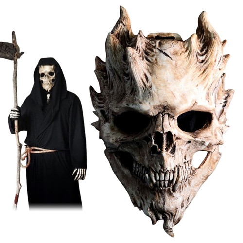 Horror Skull Demon Mask Headgear Cosplay Creepy Ghost Skull Masks ...