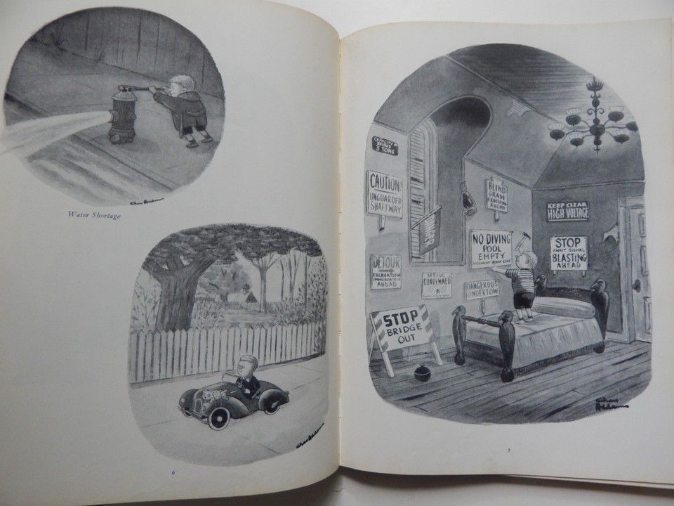 Charles Addams Family MONSTER RALLY 1950 5th Printing HC 91 cartoons ...
