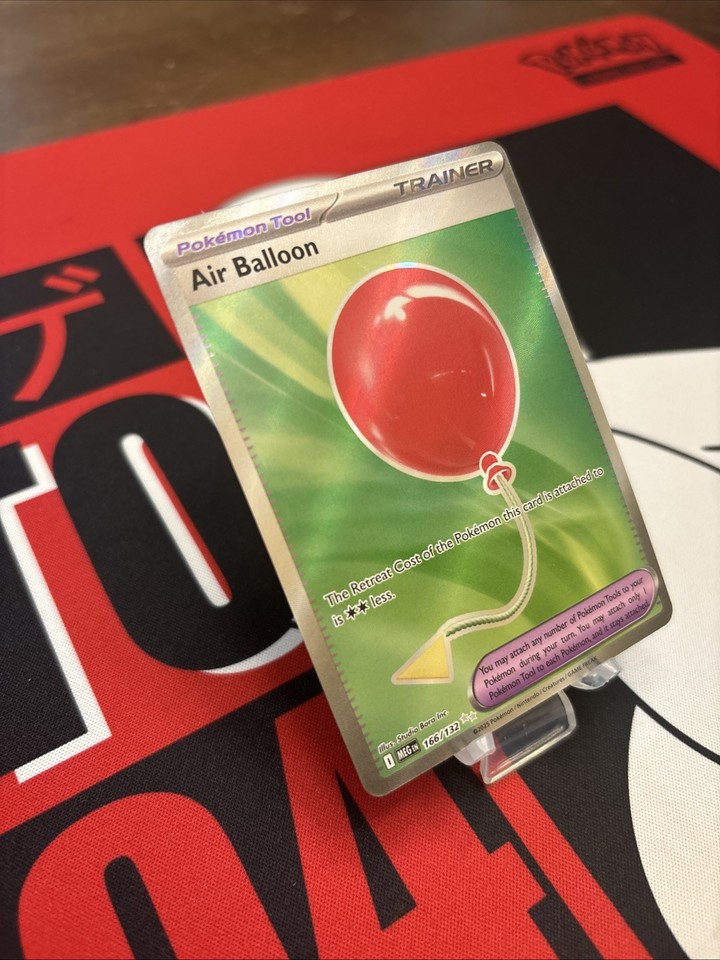 Pokémon TCG Mega Evolution Air Balloon 166/132 Secret Rare Near Mint NM ...