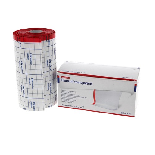 FIXOMULL transparent Folienverband - 5cm 10cm 15cm x 2m 10m (8,65 EUR/m ...