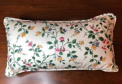 Longaberger Throw Pillow In White Vine Rectangle | eBay
